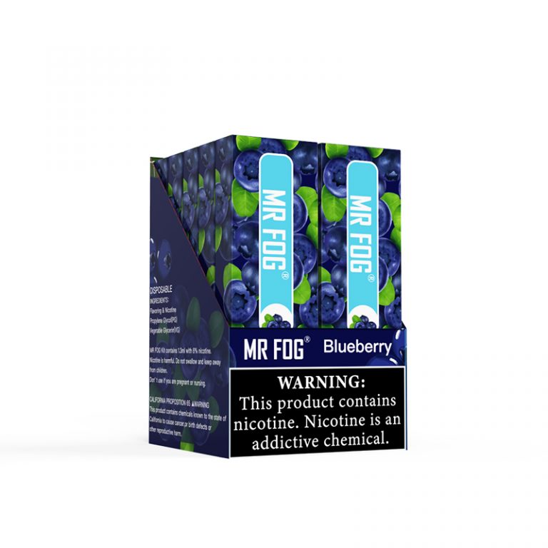 MR FOG 1.3ML DISPOSABLE - BLUEBERRY - Mr Fog - Enjoy To The Last Puff