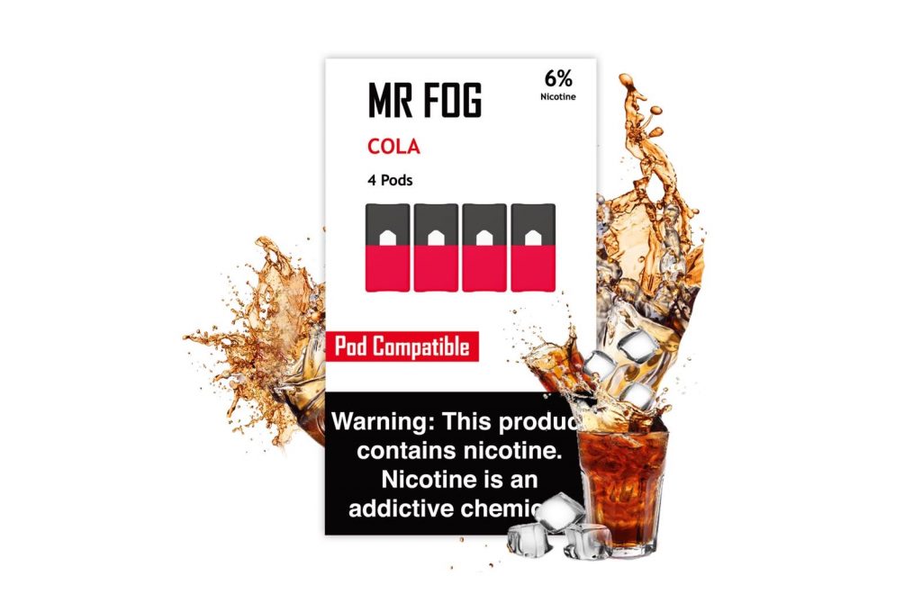 MR FOG PODS PACK OF 4 COLA - Mr Fog - Enjoy To The Last Puff