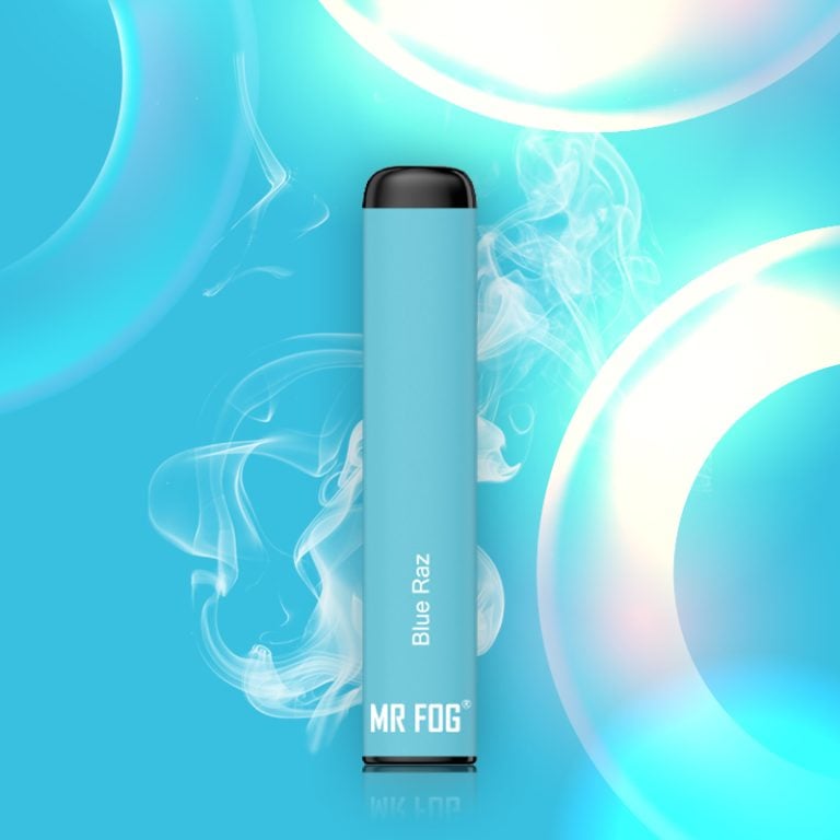 MR FOG 1.3ML DISPOSABLE - BLUE RAZ ICE - Mr Fog - Enjoy To The Last Puff