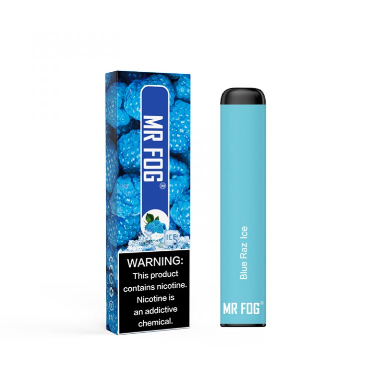 MR FOG 1.3ML DISPOSABLE - BLUE RAZ ICE - Mr Fog - Enjoy To The Last Puff