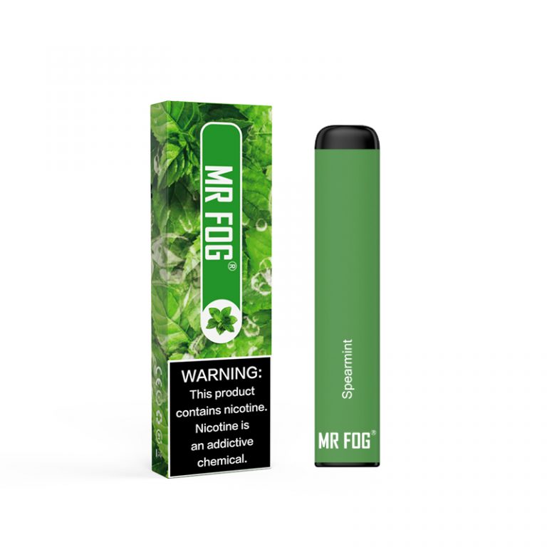 MR FOG 1.3ML DISPOSABLE - SPEARMINT - Mr Fog - Enjoy To The Last Puff