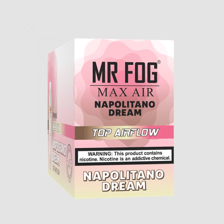 MR FOG MAX AIR 3000 PUFFS Napolitano Dream - Mr Fog - Enjoy To The Last ...